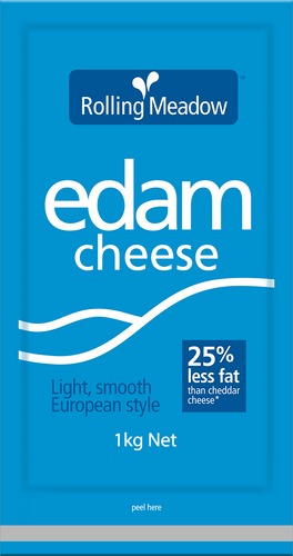 Rolling Meadow Edam Block 1kg / 800g / 750g / 500g / 250g | dairyworksnz