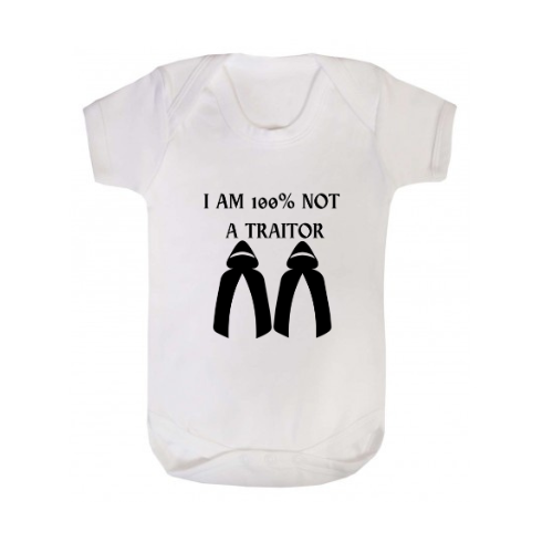 Not a Traitor Baby Vest | barrybados