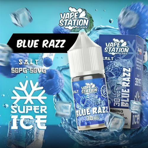 نكهة بلو رازبيري مثلج - Vape Station Blue Razz Ice | Vapor One