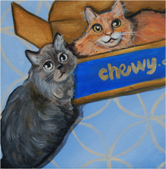 Commissioned Paintings From Chewy.com