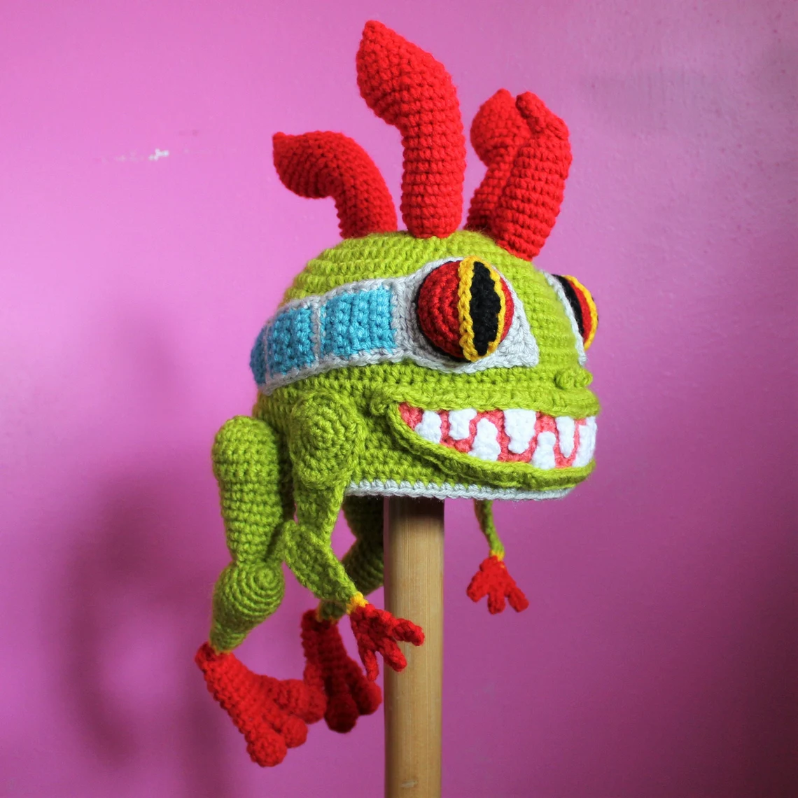Murloc Crochet Hat Pattern | topstitchescrochet