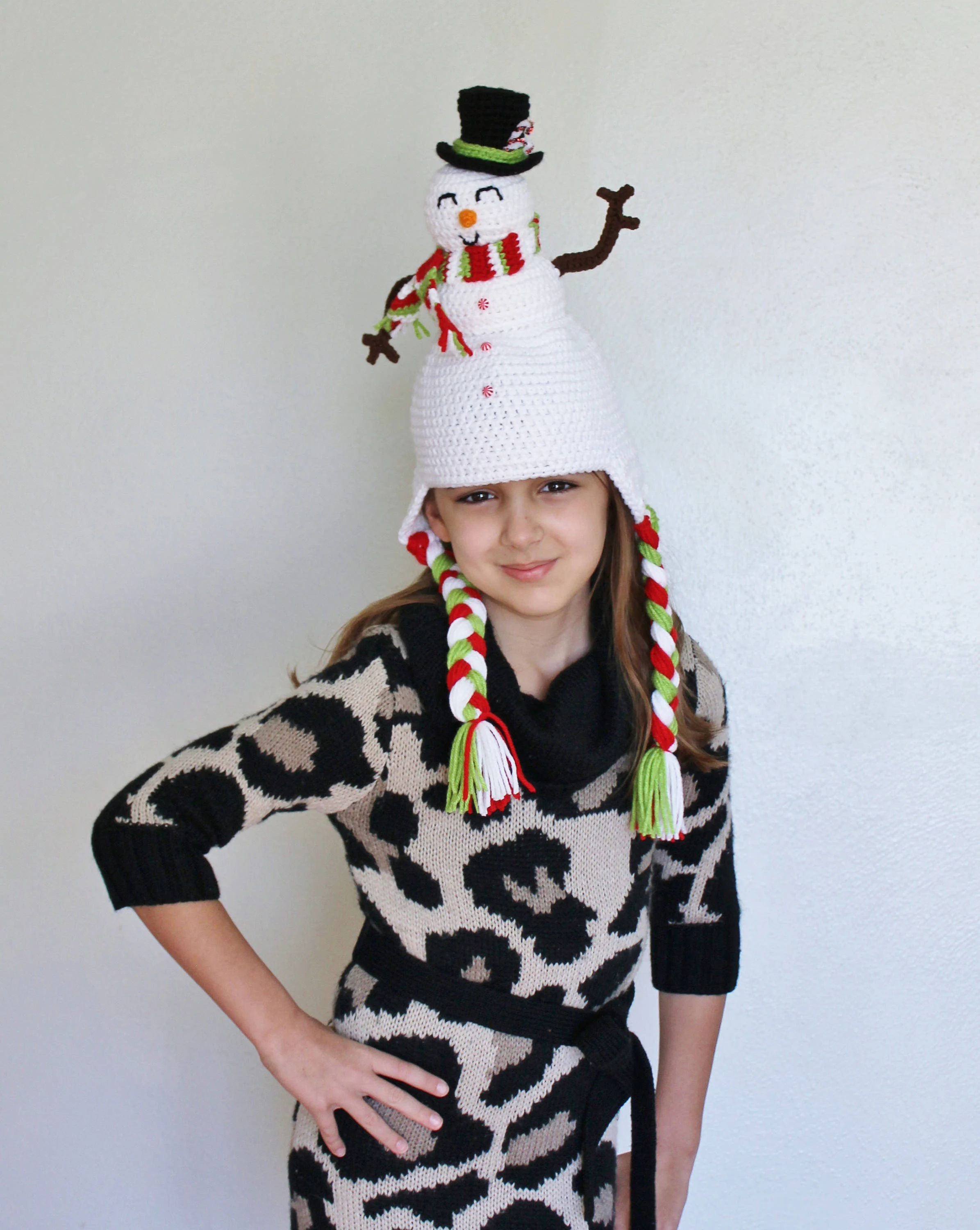 Silly Snowman Crochet Hat Pattern | topstitchescrochet