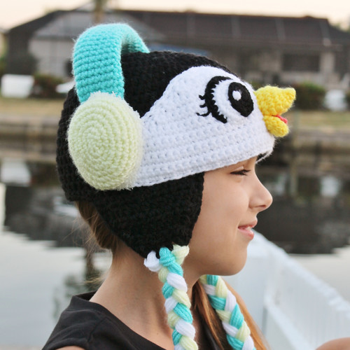 penguin hat knitting pattern