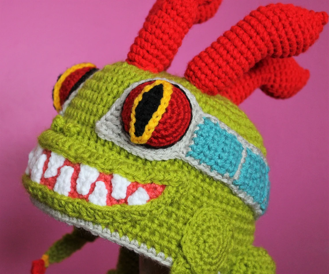 Murloc Crochet Hat Pattern | topstitchescrochet