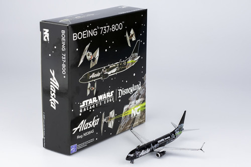 Boeing 737-800 with scimitar winglets Alaska Airlines "Star Wars Galaxy ...
