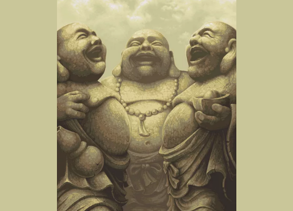 Three Laughing Monks Story