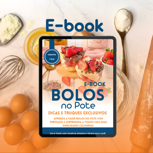 E-book Bolo no Pote para fazer e vender | Andréa Lima Official