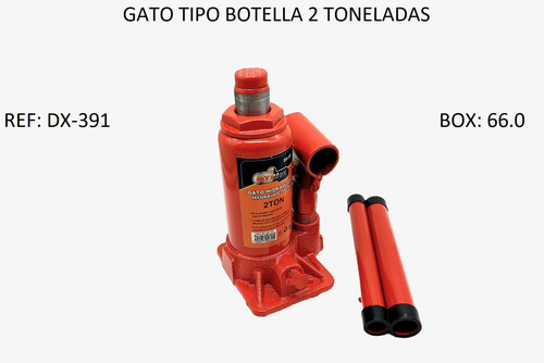 GATO TIPO BOTELLA 2 TONELADAS | Distribuidora Castoo