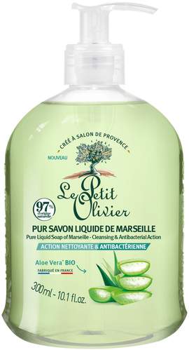 Pure liquid Marseille soap with Aloe Vera - Cleansing and antibacterial ...