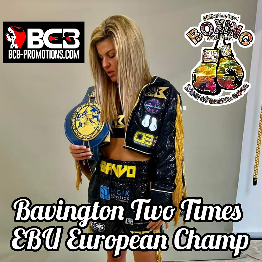 Bavington Two Time EBU European Champ