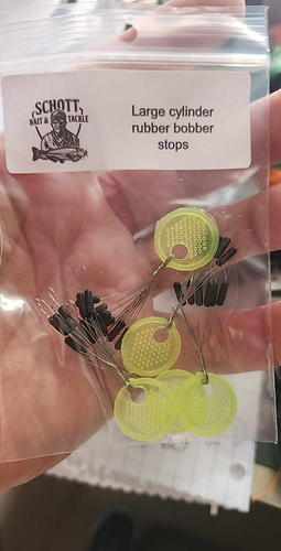 Schotts Large Cylinder Rubber Bobber Stops | Rebel River Outfitte