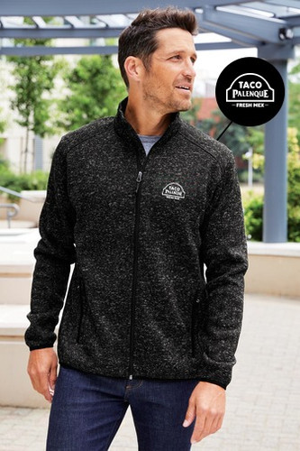 Taco Palenque Port Authority® Men's Sweater Fleece Jacket | Palenque ...