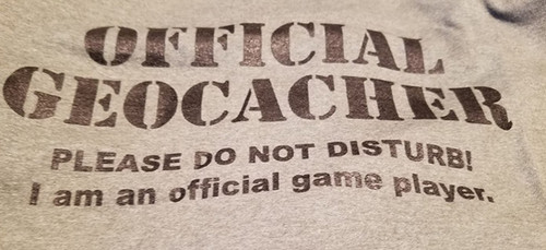 Official Geocacher, Army Green Long Sleeve T-Shirt | Iowa Geocachers