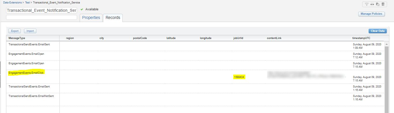 Event Notification Service In Salesforce Marketing Cloud Using Cloud Page as Callback URL