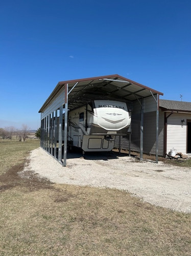 18'WX45'LX13'H VERTICAL ROOF SKU 124 | Tri State Carports