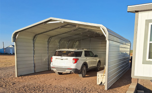 18'WX26'LX7'H REGULAR CARPORT SKU 117 | Tri State Carports