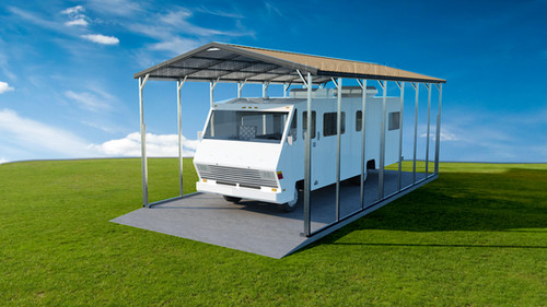 18WX35LX12H VR CARPORT | Tri State Carports