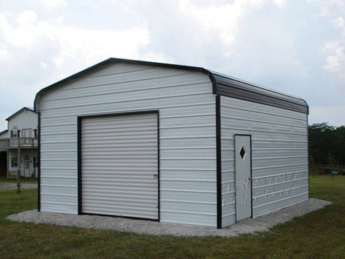 22'WX21'LX9'H REG GARAGE SKU 018 | Tri State Carports