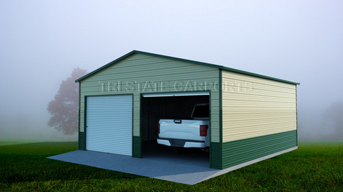 24WX26LX10H BE GARAGE | Tri State Carports