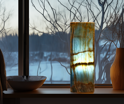 Blue Onyx Lamp | Zsa-Zsa's Bozeman