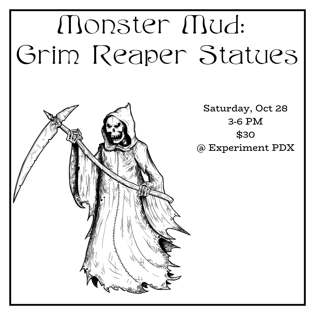 Monster Mud: Grim Reaper Statues | Experiment PDX
