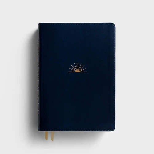 NLT - DaySpring Hope & Encouragement Bible - Navy LeatherLike ...