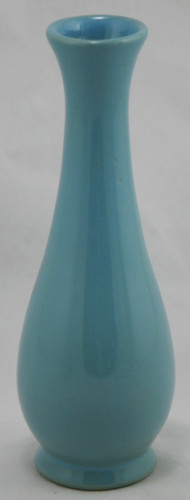 Rosemeade Pottery 7.25" Bud Vase in Robin's Egg Blue 'Happy Spring ...