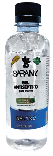 SARANY GEL ANTISÉPTICO PARA MANOS 250ml | Sara Cosmetics