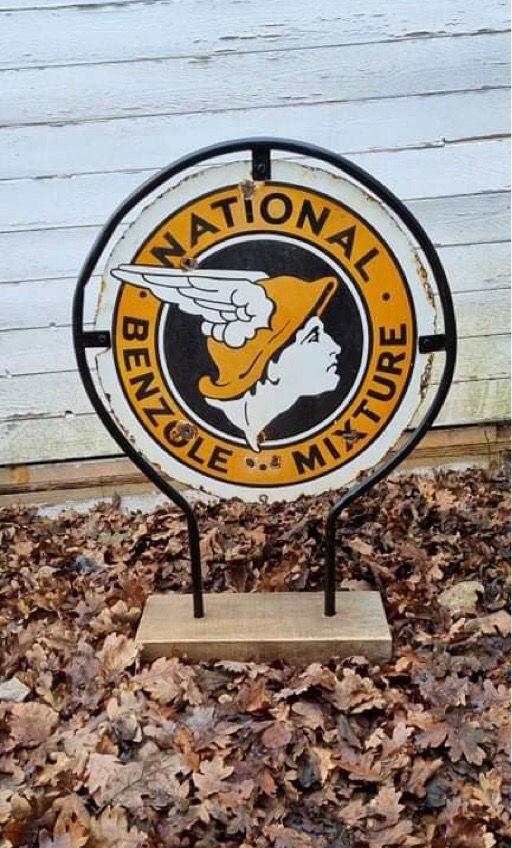 National Benzole sign | Fergus & Gibbs