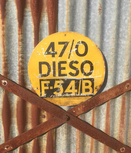 Military Dieso sign | Fergus & Gibbs