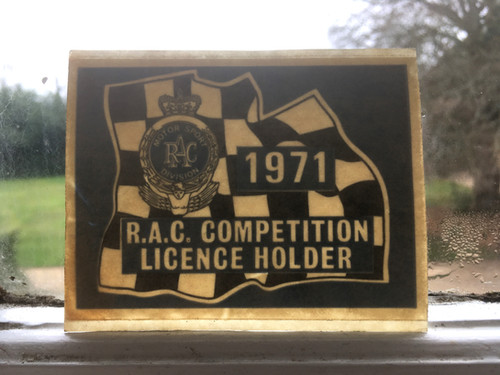 RAC window sticker | Fergus & Gibbs