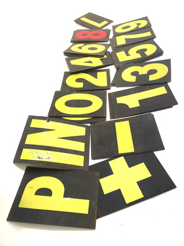 Pit board numbers | Fergus & Gibbs