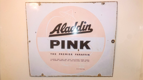 Aladdin Pink sign | Fergus & Gibbs