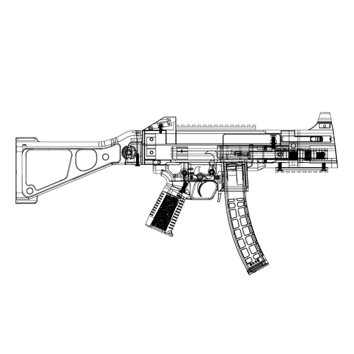 UMP 11/9 Hardware Kit | Senjutsu-TekinaSeido