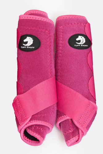 Pink Front Splint Boots | tuff-enuff