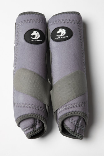 Grey Front Splint Boots | tuff-enuff