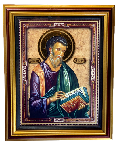 St. Matthew the Apostle/Sveti apostol Matej, large icon | Theodule Press