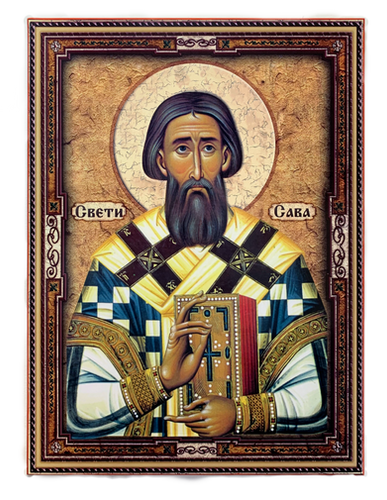 St. Sava/Sveti Sava, large icon | Theodule Press