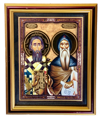 St. Sava and St. Symeon/Sveti Sava i Sveti Simeon, large icon ...