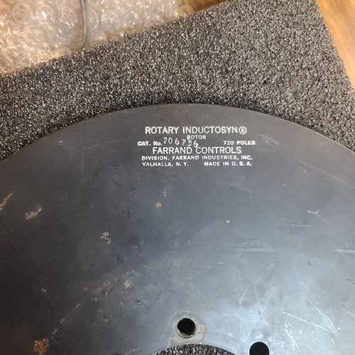 FARRAND 206736 ROTARY INDUCTOSYN STATOR 720 POLES | Julana CNC Shop