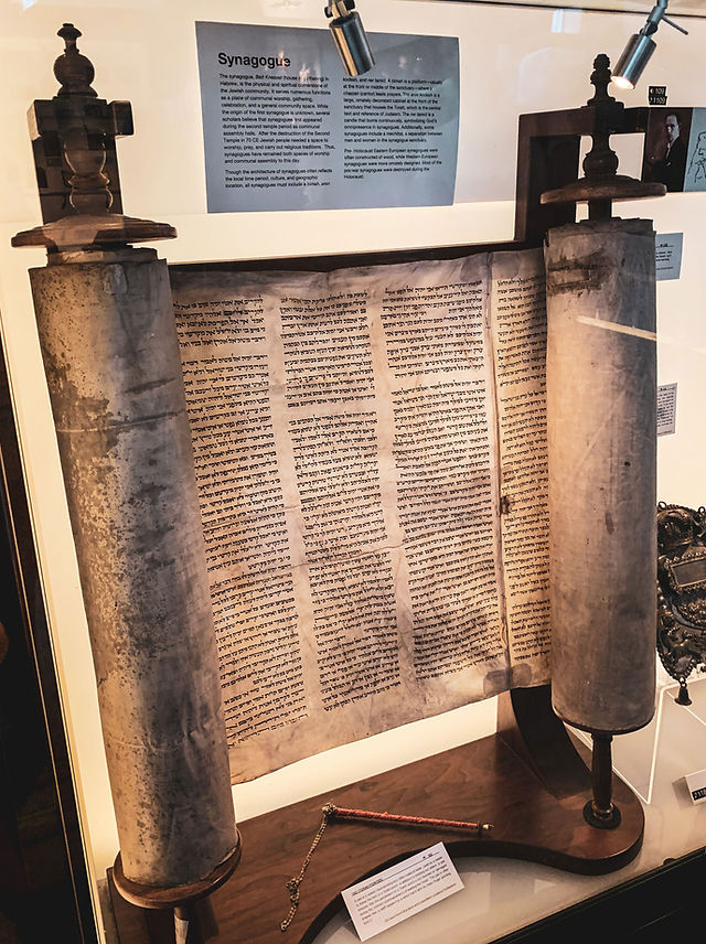 torah scrolls