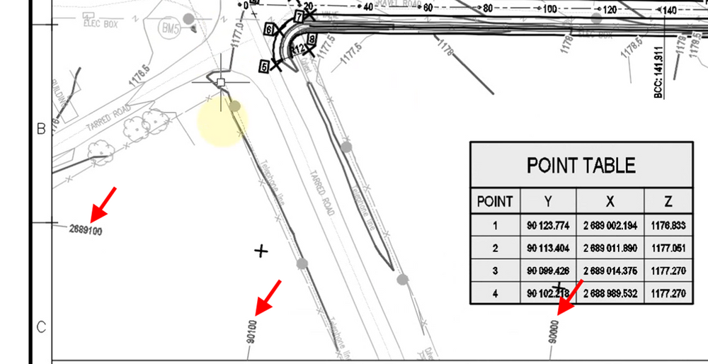 Create a survey grid around the viewport