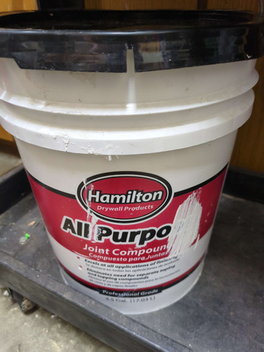 Hamilton All Purpose Joint Compound Aprx 1Gallon in a 4.5gal Bucket ...