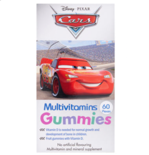 Disney Cars Multivitamin Gummies 60 Pieces | Nu3Cities