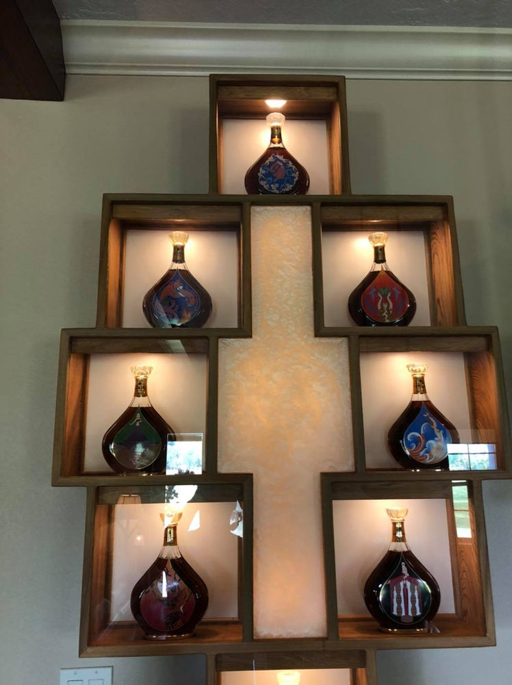 Custom Cognac Display