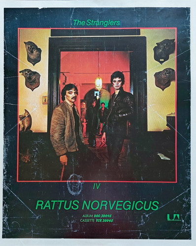 THE STRANGLERS RATTUS NORVEGICUS 1977 ORIGINAL UK PROMO POSTER | The ...