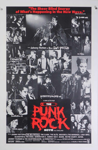 THE PUNK ROCK MOVIE ORIGINAL 1978 FILM POSTER | The Art of Punk
