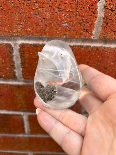 Memorial Robin With Ashes | Orphic Keepsakes