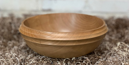 Bradford Pear Bowl with Crowned Edge | TCS Custom Woodworks