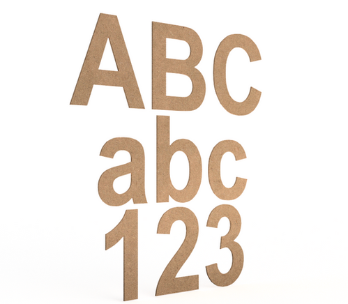 8" tall and 1/8" inch thick Wholesale Custom MDF Wood Letters and ...